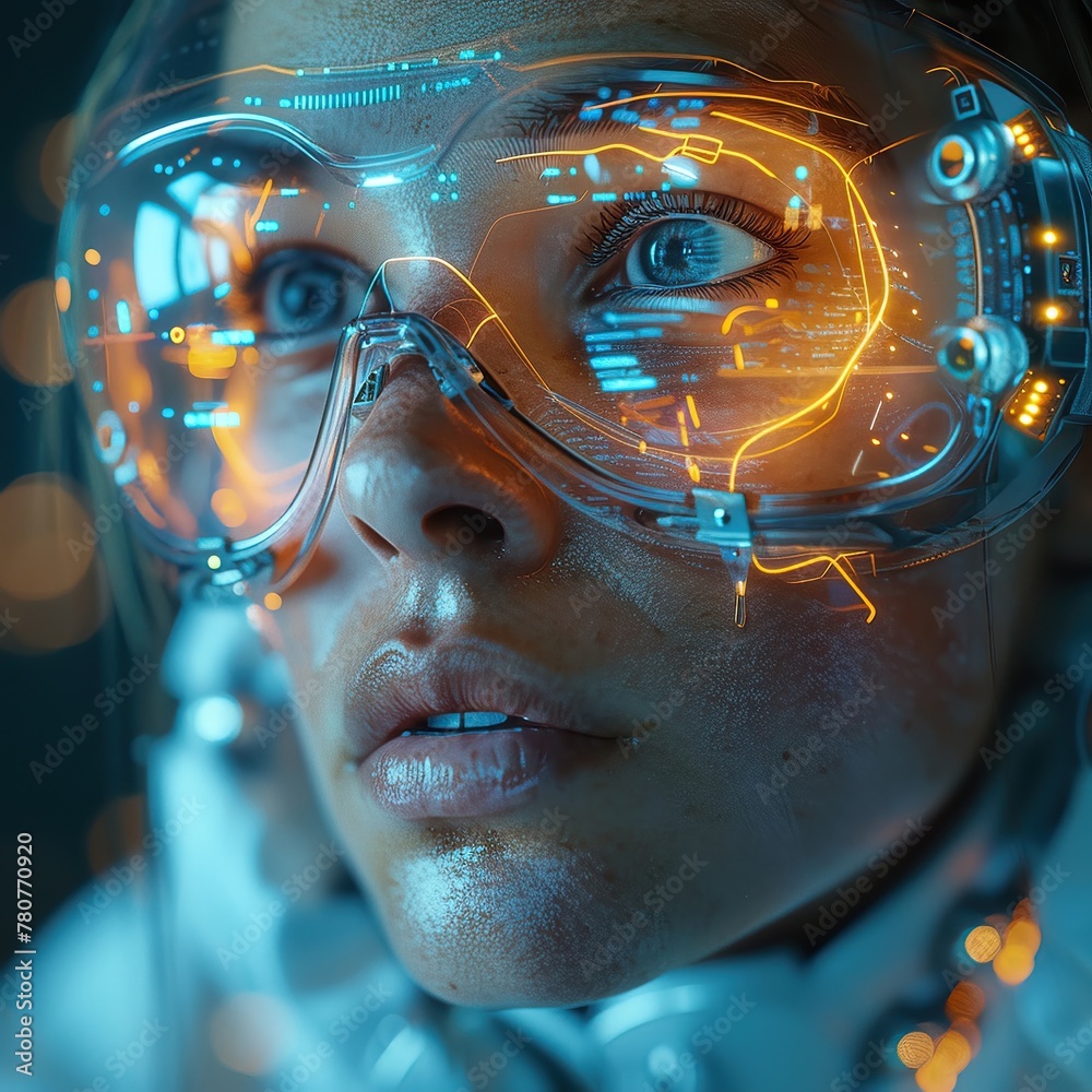 Illustrate the moment of joy and awe in a scientists eyes as they ...