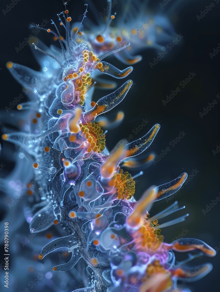 Exploring the intricate details of a single protozoan's structure ...