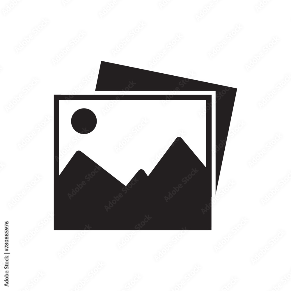 gallery icon icon set, image icon, picture symbol. photo signs. vector ...