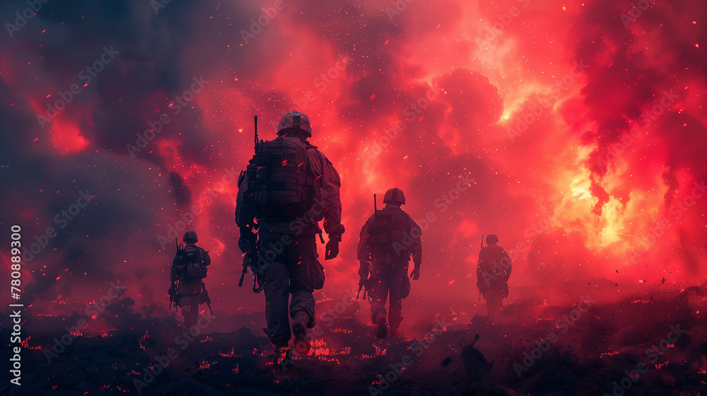 group of us army soldiers over us flag. US Army soldiers in hot spots ...