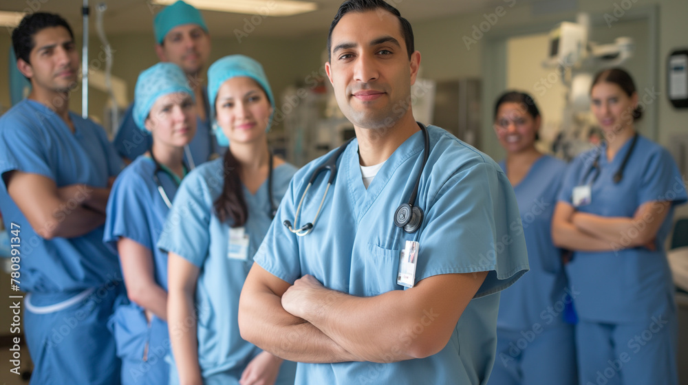 anesthetist collaborates seamlessly, their synchronized movements and ...