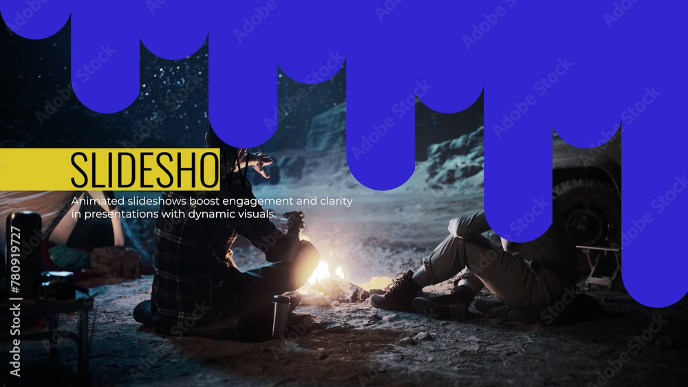 Contemporary Circular Slideshow Layout | Short and Long Duration Stock ...