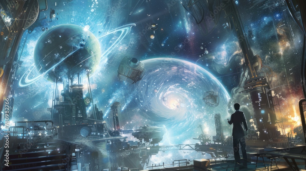 Physics-themed images showcasing the interdisciplinary nature of ...