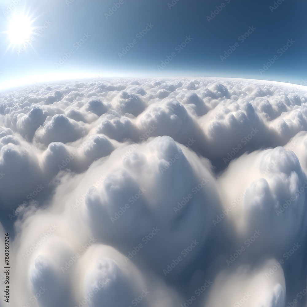 Panorama of clouds, HDRI, environment map , Round panorama, spherical ...