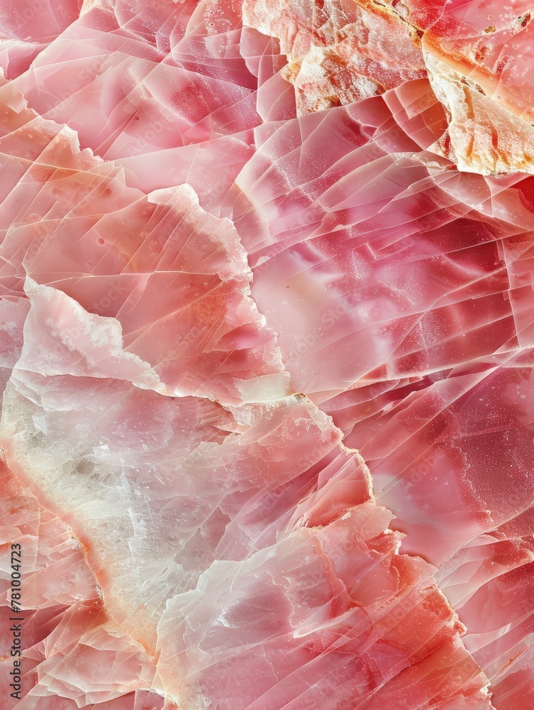 Close-up pink salt texture with vibrant hues - This image showcases a ...