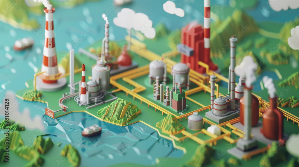 Animated depiction of the oil refining capacity by country, showing top ...