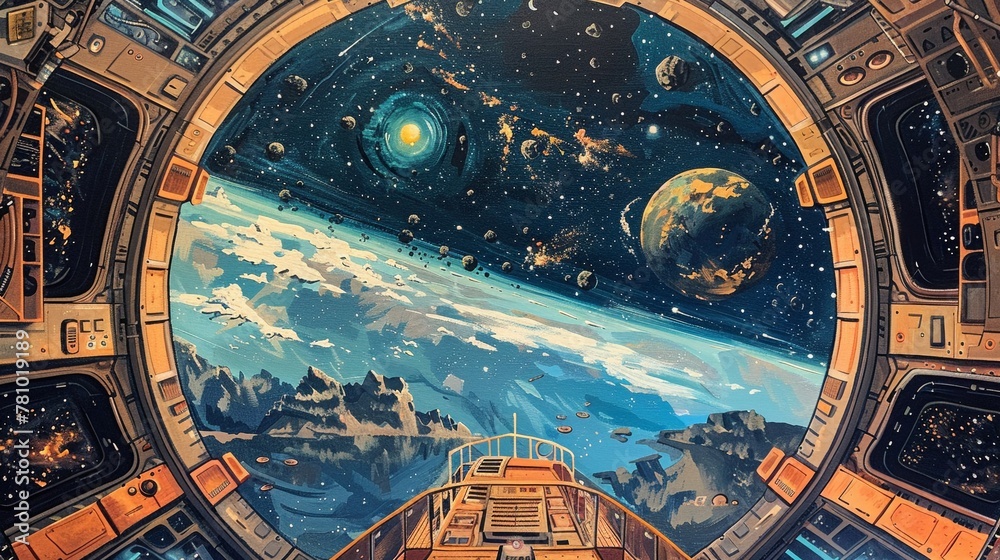 Space exploration themed drawing and painting workshop on a deep space ...