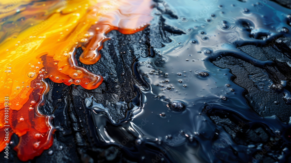 Overview of crude oil types, with visual indicators for viscosity and ...