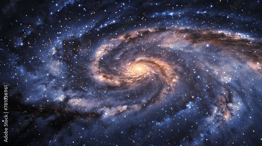 A panoramic view of the Milky Way the spiral structure of our own ...
