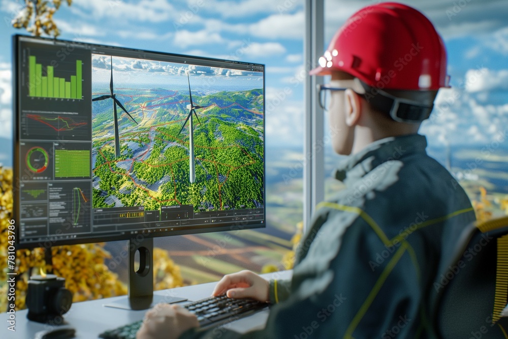 Renewable Energy Technician: Wind Turbine Technician at Work | Green ...