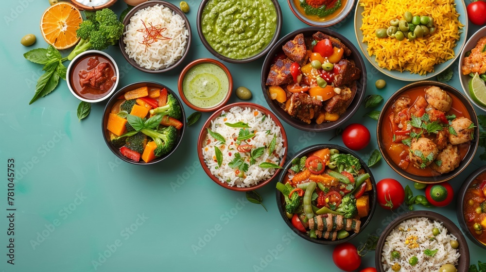 A multicultural food festival where dishes from around the world share ...