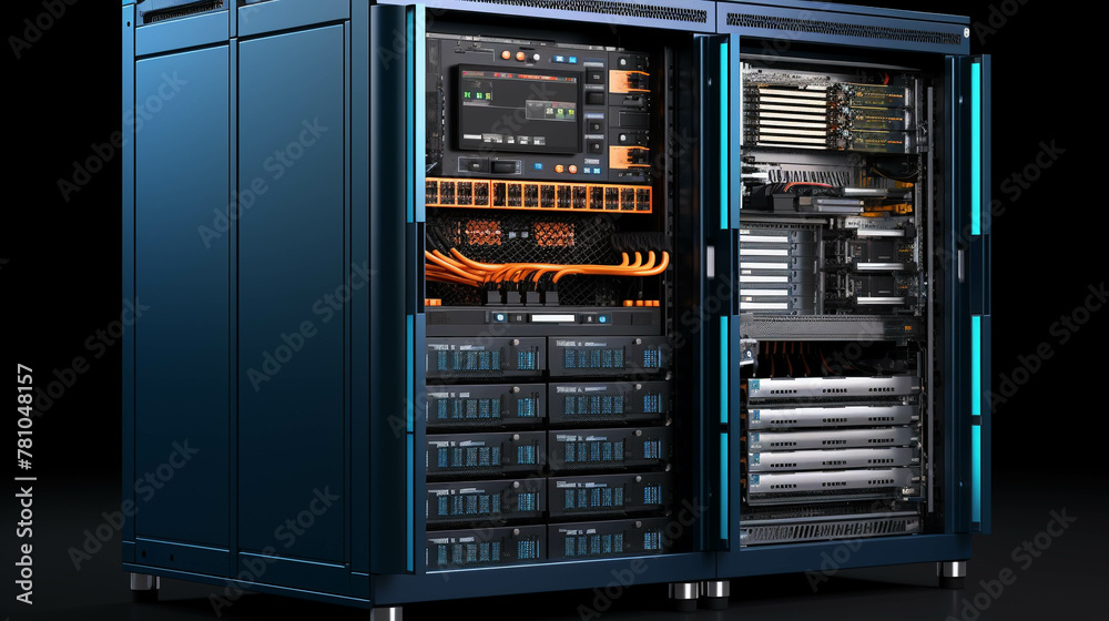 rack mounted servers high definition(hd) photographic creative image ...