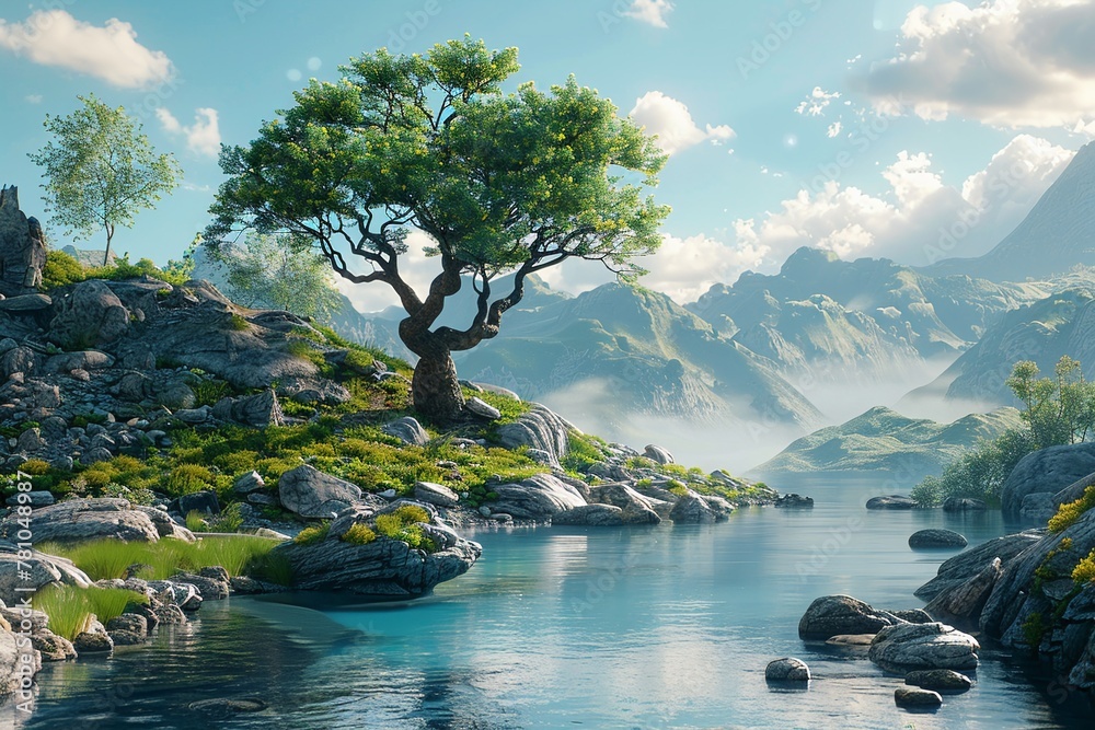 Create stunning visual landscapes that capture the essence of virtual ...