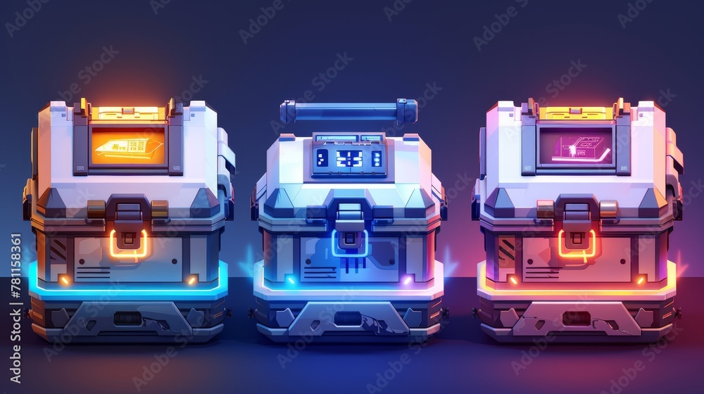 Photo & Art Print A futuristic box from the video game Internet of ...