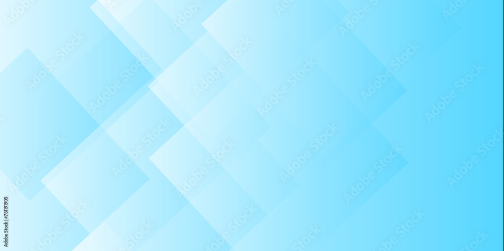 Abstract blue color triangle and square shape in modern pattern ...