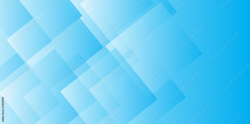 Abstract blue color triangle and square shape in modern pattern ...