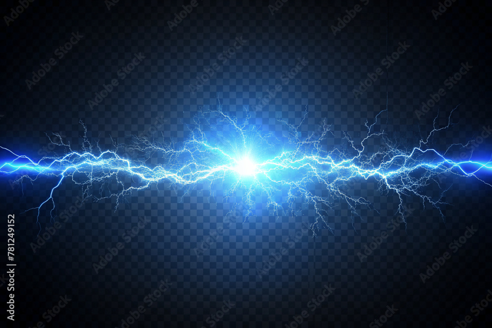 Vibrant dynamic lightning cosmic energy surge with powerful charge on ...