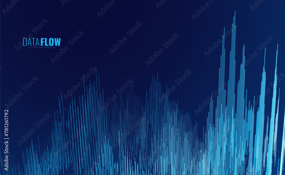 Business Invest Finance Graph Chart of Stock Market Trading Blue ...
