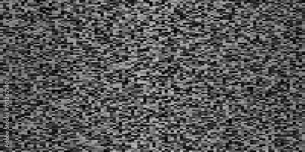 Static Pixel Noise TV. VHS Glitch Pixel Texture Screen. Static Video ...