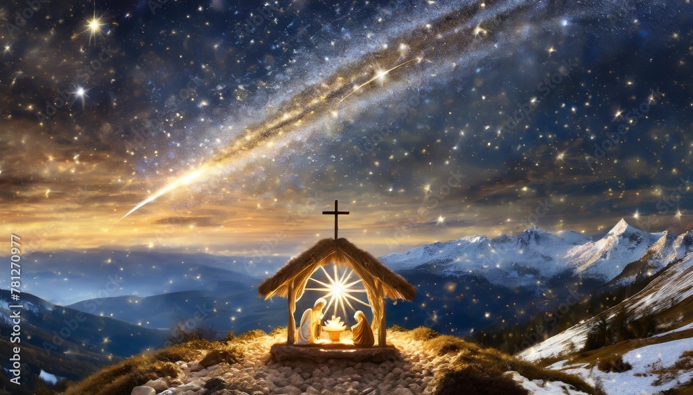 nativity of jesus the birth of jesus christ religious scene of the ...