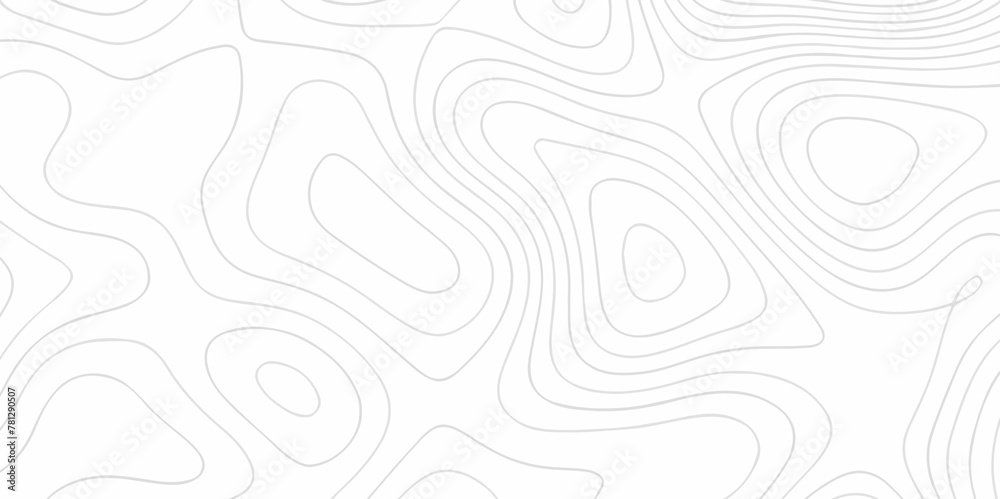 Abstract pattern with lines topographic map background. Topography and ...