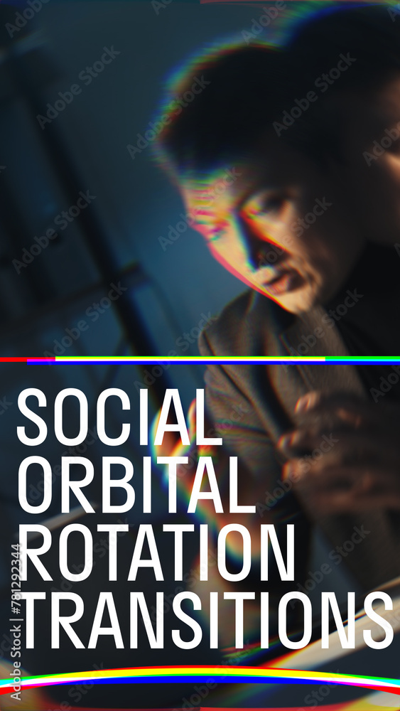 Social Orbital Rotation Templates | Drag and Drop Style Stock Template ...