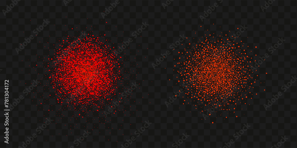 Grainy scatterings of spicy burst . Splashes of red pepper powder ...