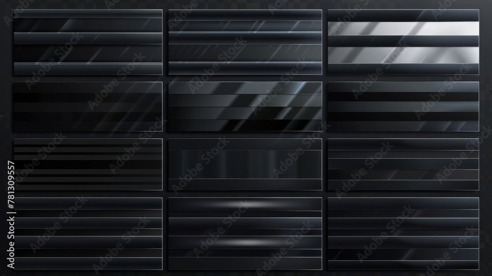 The shadow strips and realistic lines overlay effect is isolated on a ...