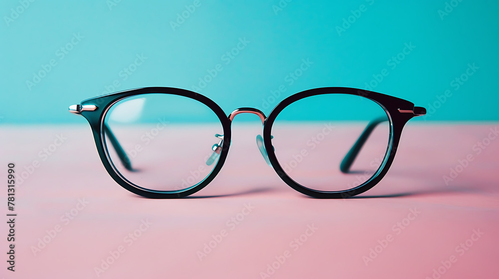 Eyeglasses, minimal wallpaper, an essential equipment in daily life for ...