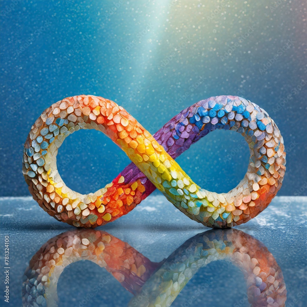 A visually stunning background commemorating World Autism Awareness Day ...