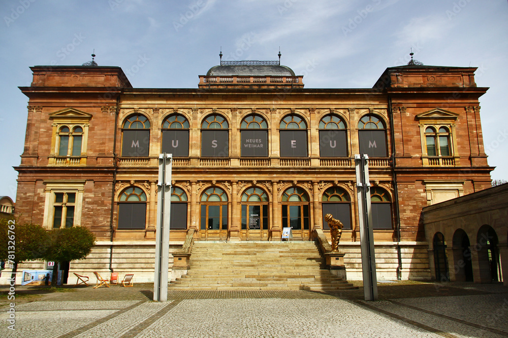 Weimar, Germany - April 7, 2024: The Museum Neues Weimar, an art and ...