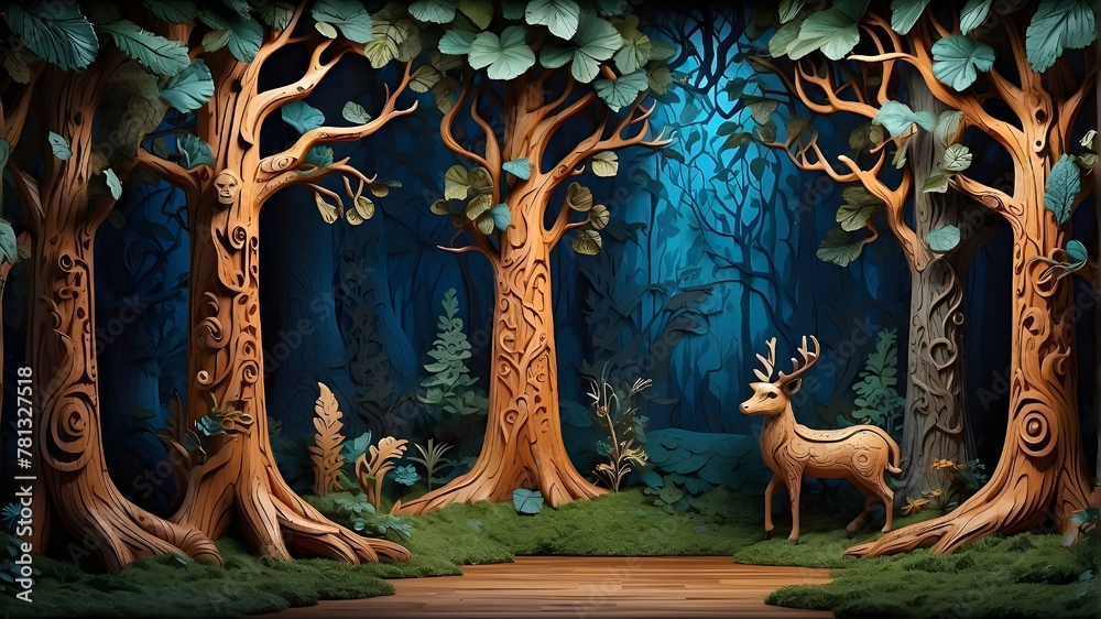 Enchanted Forest, Folklore, Whimsical, Tall Pines, and Mythical ...