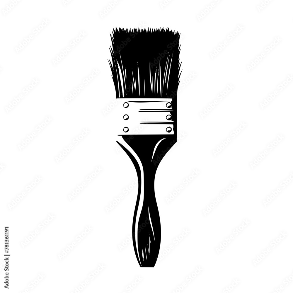 Paintbrush SVG, Paint Brush Svg, Paint Dripping Brush Vector ...