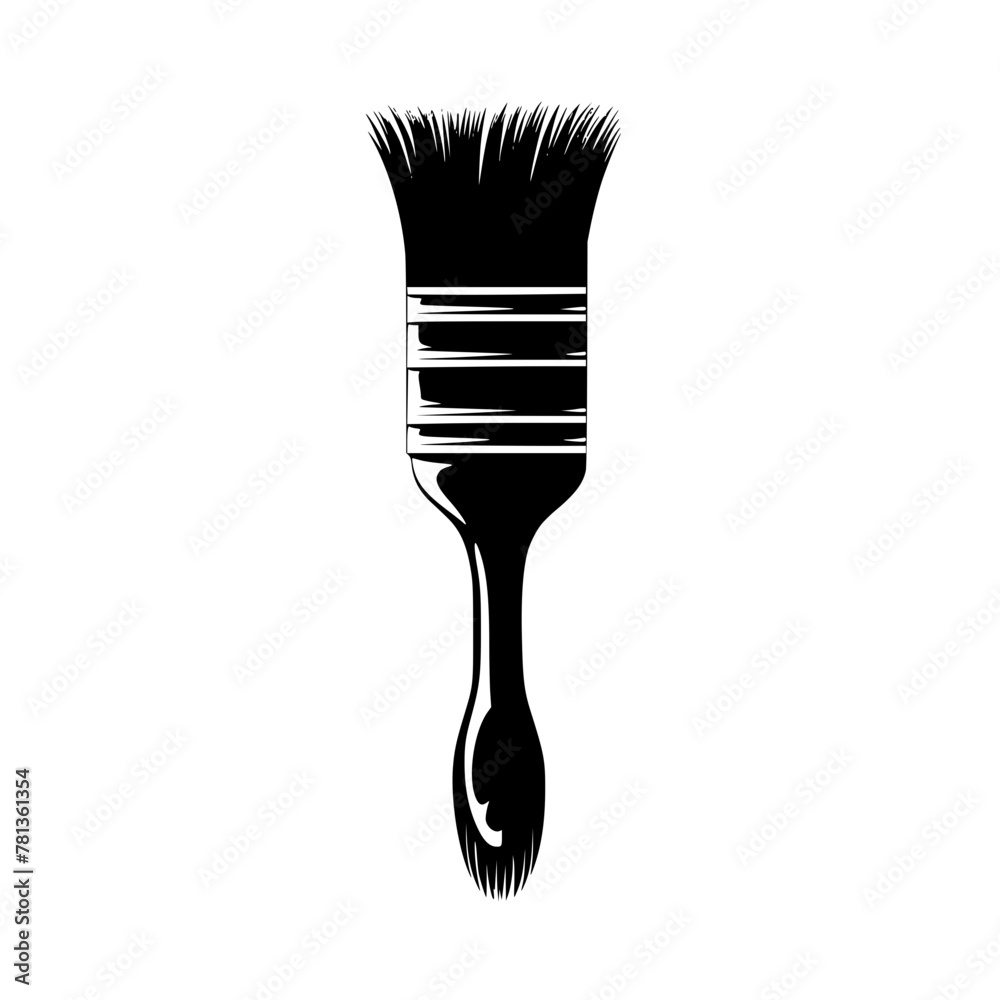 Paintbrush SVG, Paint Brush Svg, Paint Dripping Brush Vector ...