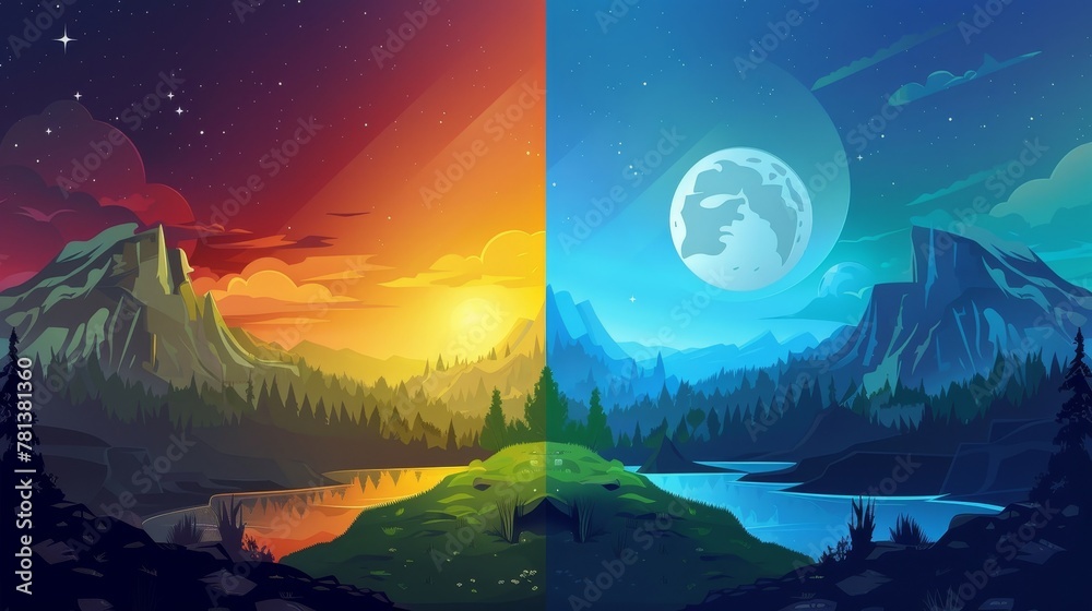 Designed for the iPhone, this device has a day and night landscape lock ...