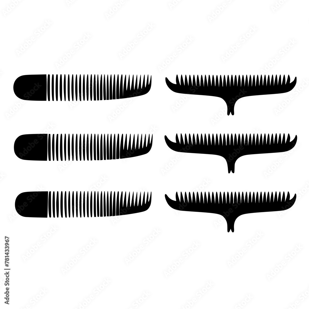 Hair Comb SVG Bundle, SVG files for Cricut, Hairdresser Tools Svg, Comb ...