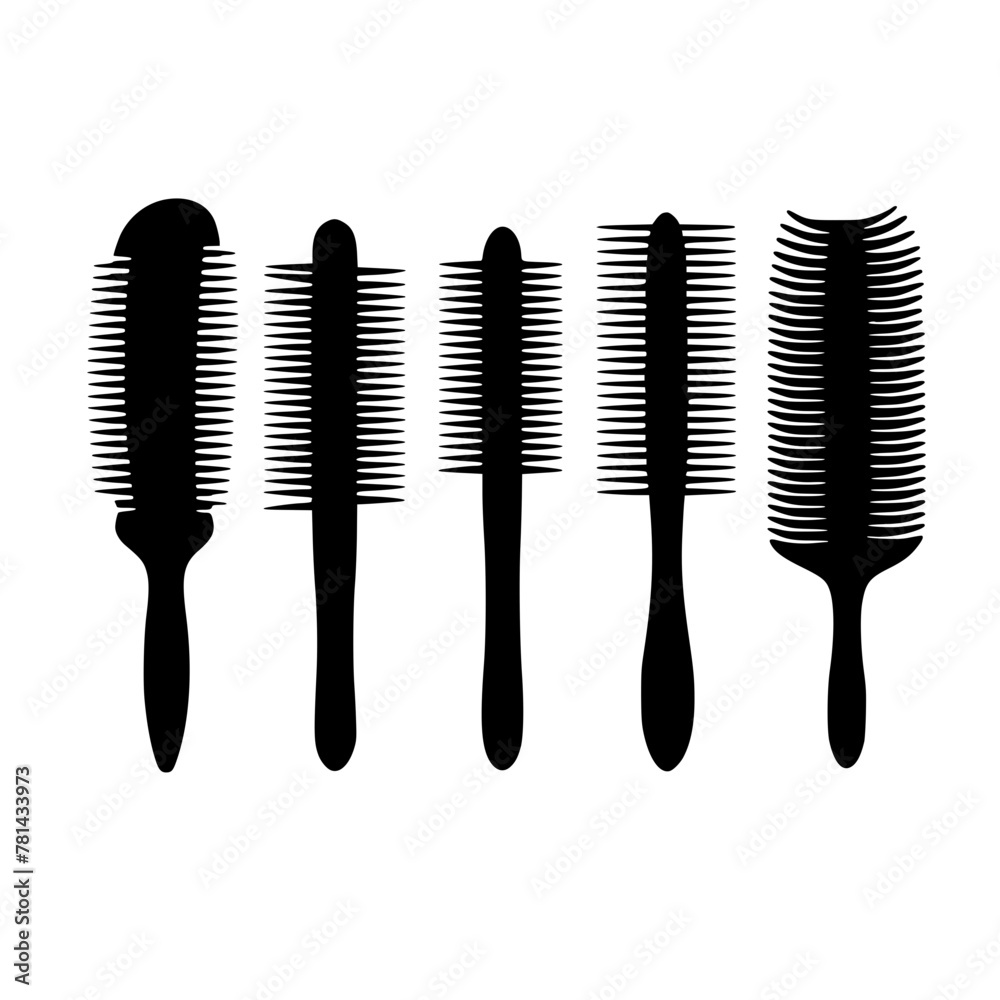 Hair Comb SVG Bundle, SVG files for Cricut, Hairdresser Tools Svg, Comb ...
