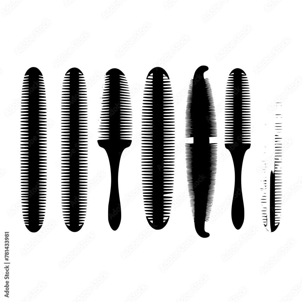 Hair Comb SVG Bundle, SVG files for Cricut, Hairdresser Tools Svg, Comb ...