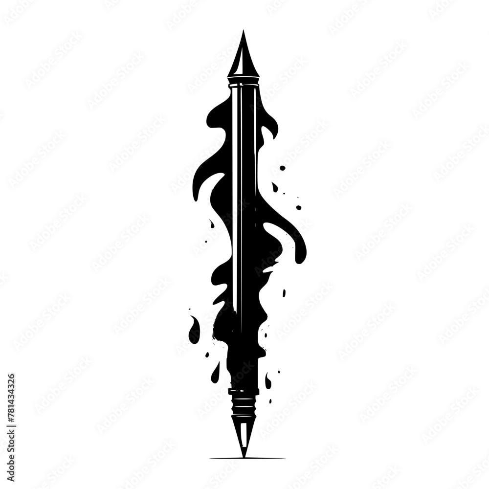 silhouette pencil, pencil vector, silhouette butterfly, jar vector ...