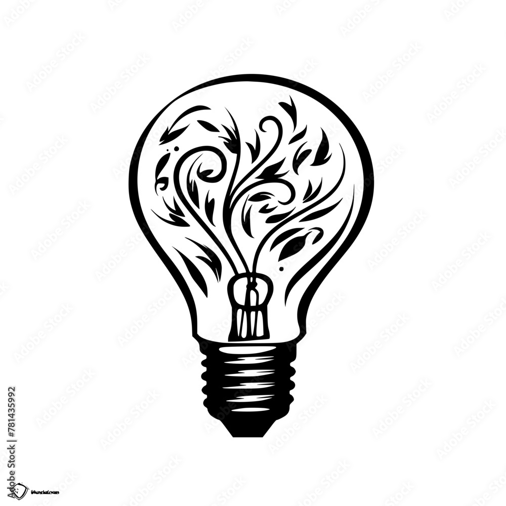 Light Bulb SVG, Bulb svg, Lightbulb svg, Light Bulb Vector, Light Bulb ...