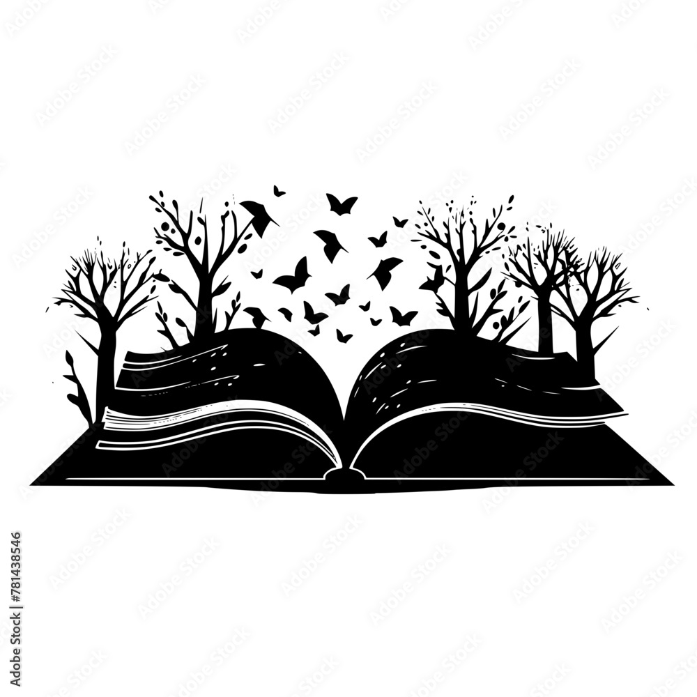 Book SVG Bundle, Book PNG Bundle, Book Clipart, Book Silhouette, Book ...