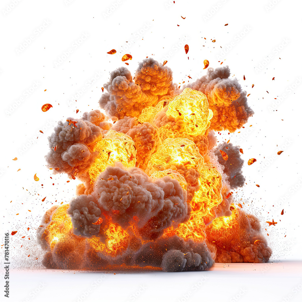 Big explosion effect, realistic explosions boom, realistic fire ...