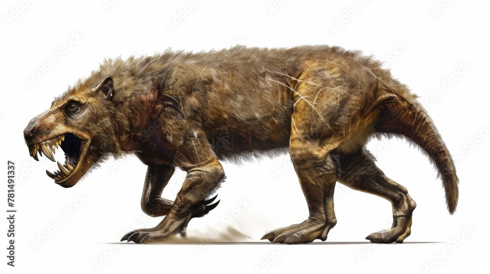 This illustration of Andrewsarchus Mongoliensis presents the might of ...