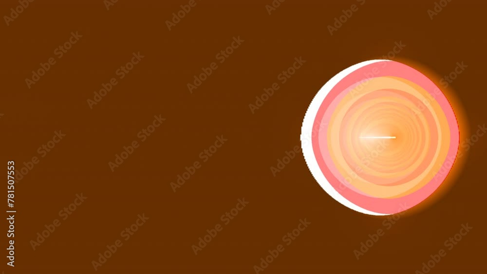 transparent background glowing looping neon scribble animation, outline ...