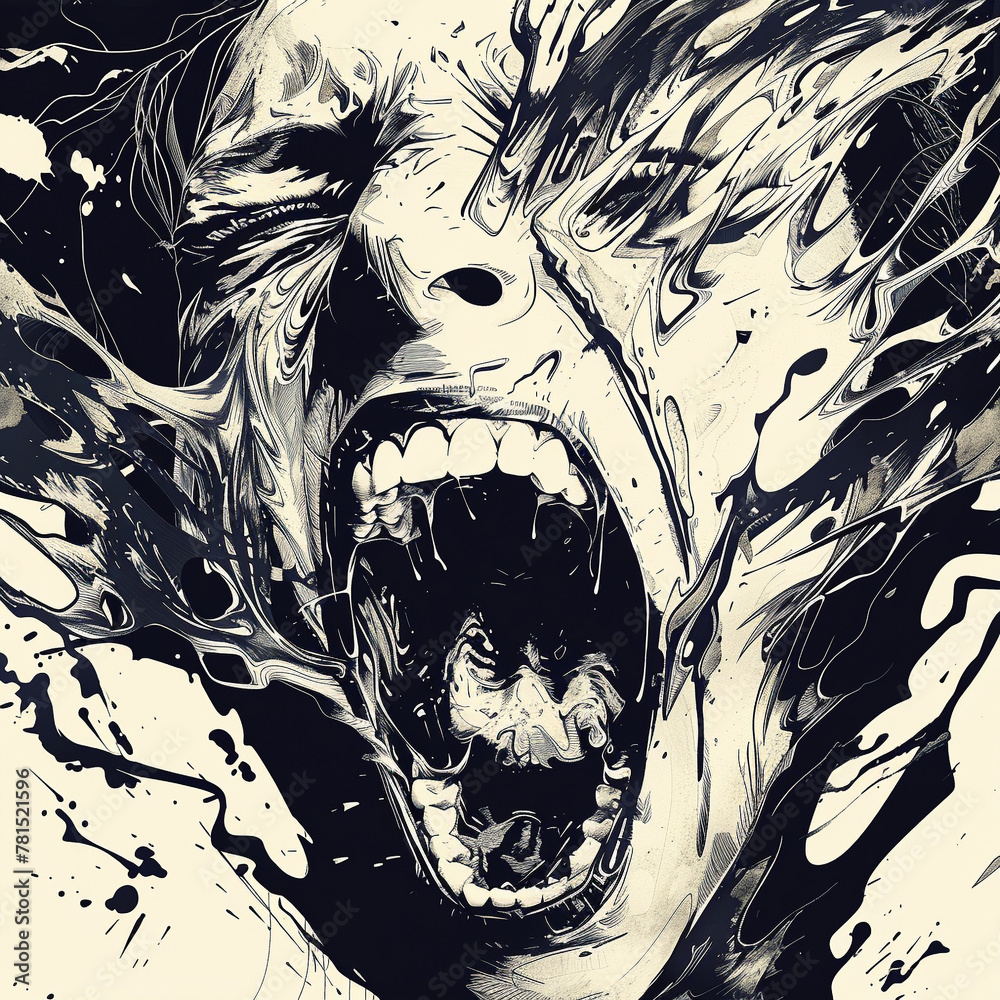 An illustration that captures the strength and energy of this complex ...