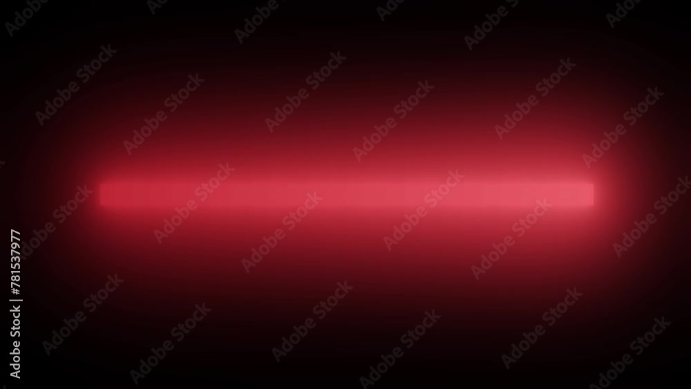 Red gradient electric loading bar animation on transparent alpha ...