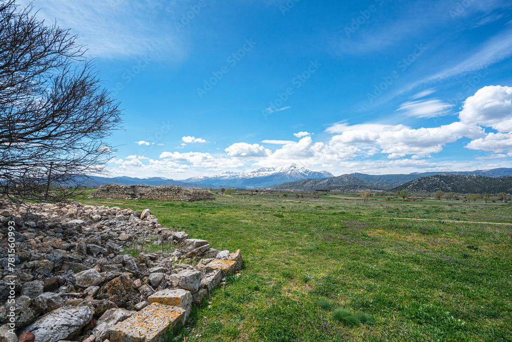 The scenic views of Kubadabad Palace was a complex of summer residences ...