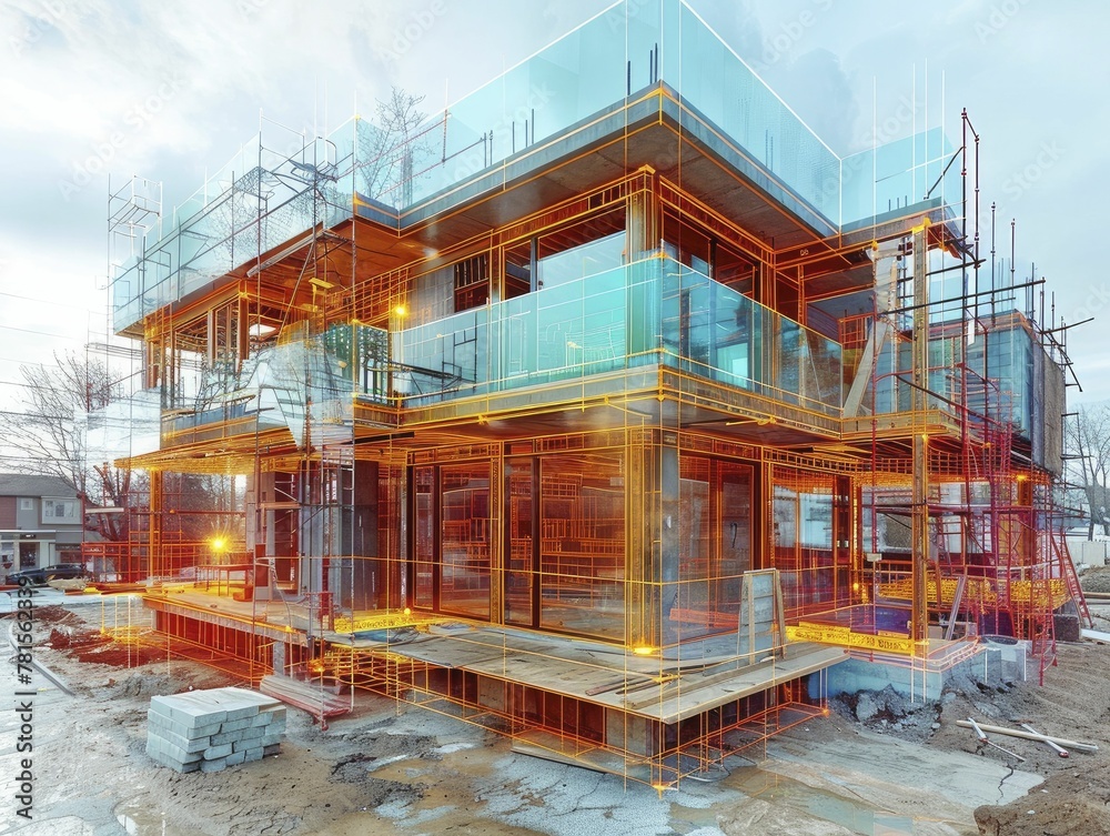 Augmented reality construction overlays, aiding builders with real-time ...
