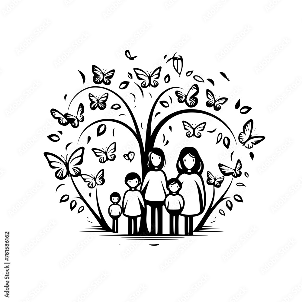 stick family svg bundle, stick family clipart, stick family cut files ...