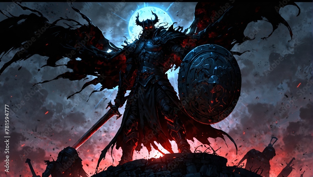 "A clash of opposing forces, light and darkness locked in an eternal ...